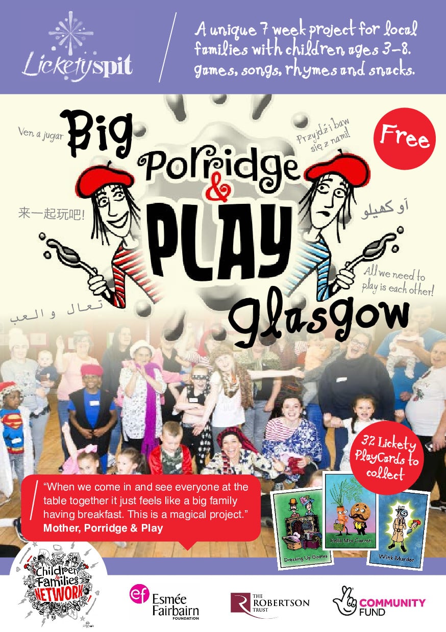 Big Porridge & Play Ruchill Week 6 • Licketyspit
