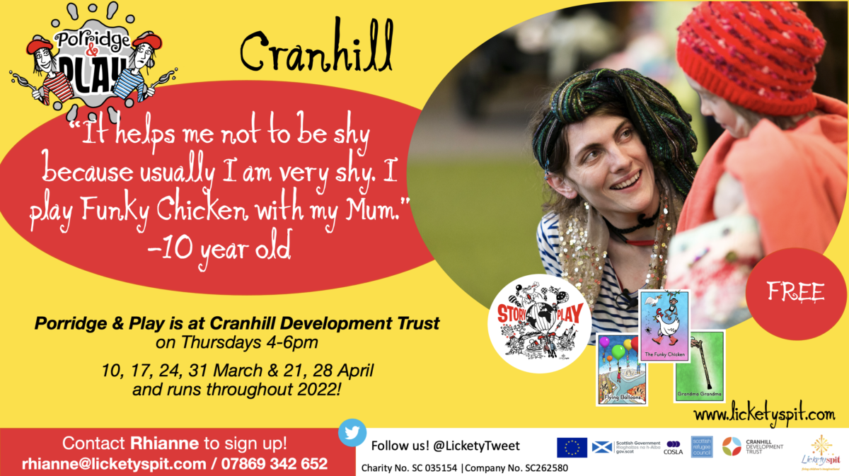 New Scots Integration Project opens new Porridge & Play Hubs • Licketyspit