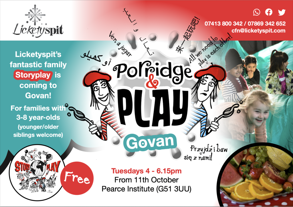 Porridge & Play Govan • Licketyspit